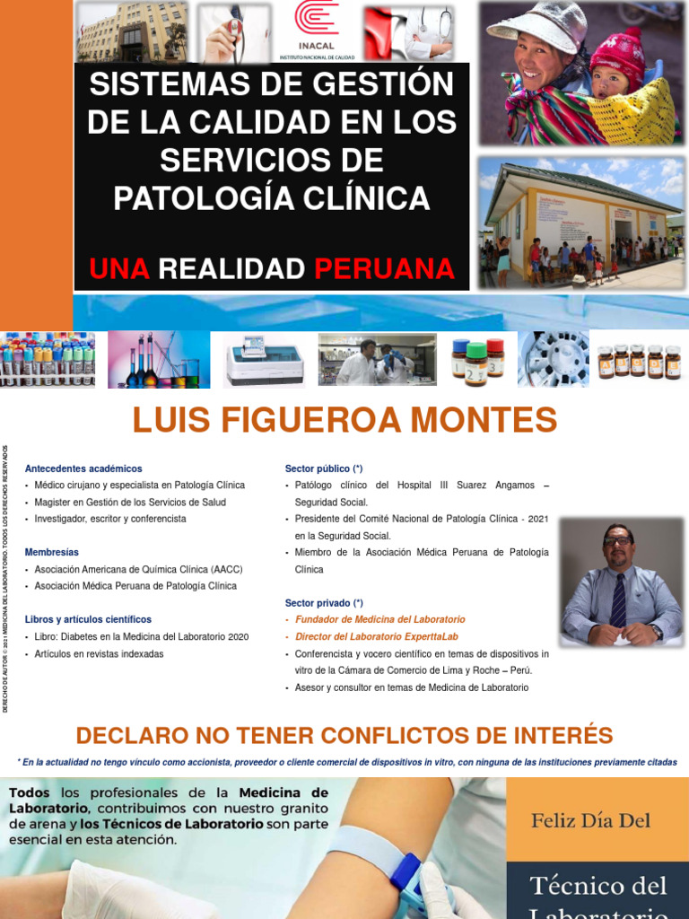 Sistemas Gestión Calidad en Los Laboratorios Clinicos - Realidad Peruana - Mayo 2021 | PDF