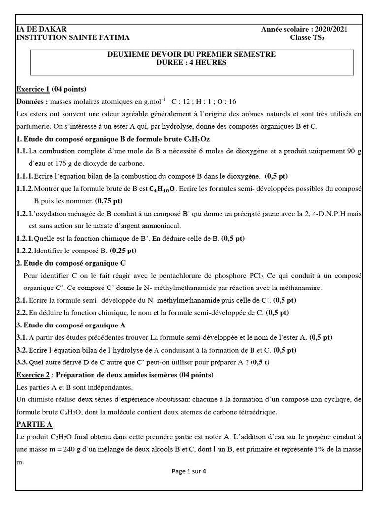 Devoir2 Ndongo Ts2 Isf | PDF