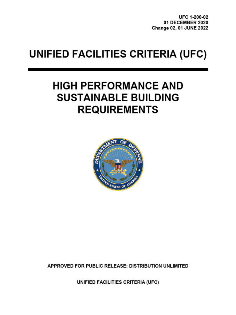 Ufc 1 200 02 2020 c2 | PDF