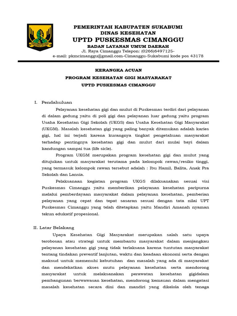 Kak Ukgm 2023 | PDF | Kesehatan Holistik