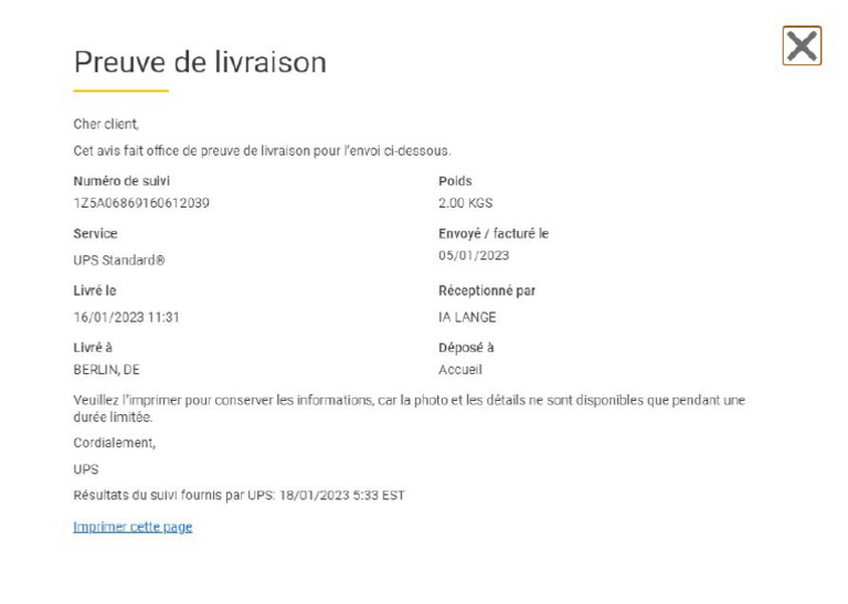 Preuve Depot Rebuy | PDF