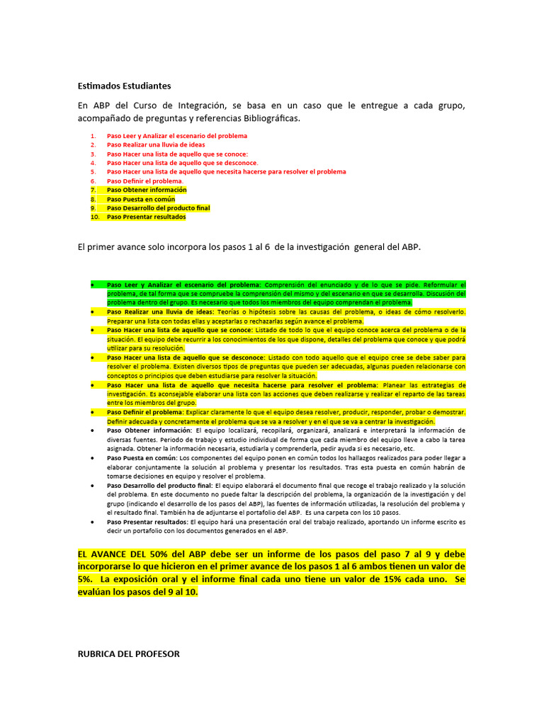 Instructivo Del ABP Por Pasos. | PDF