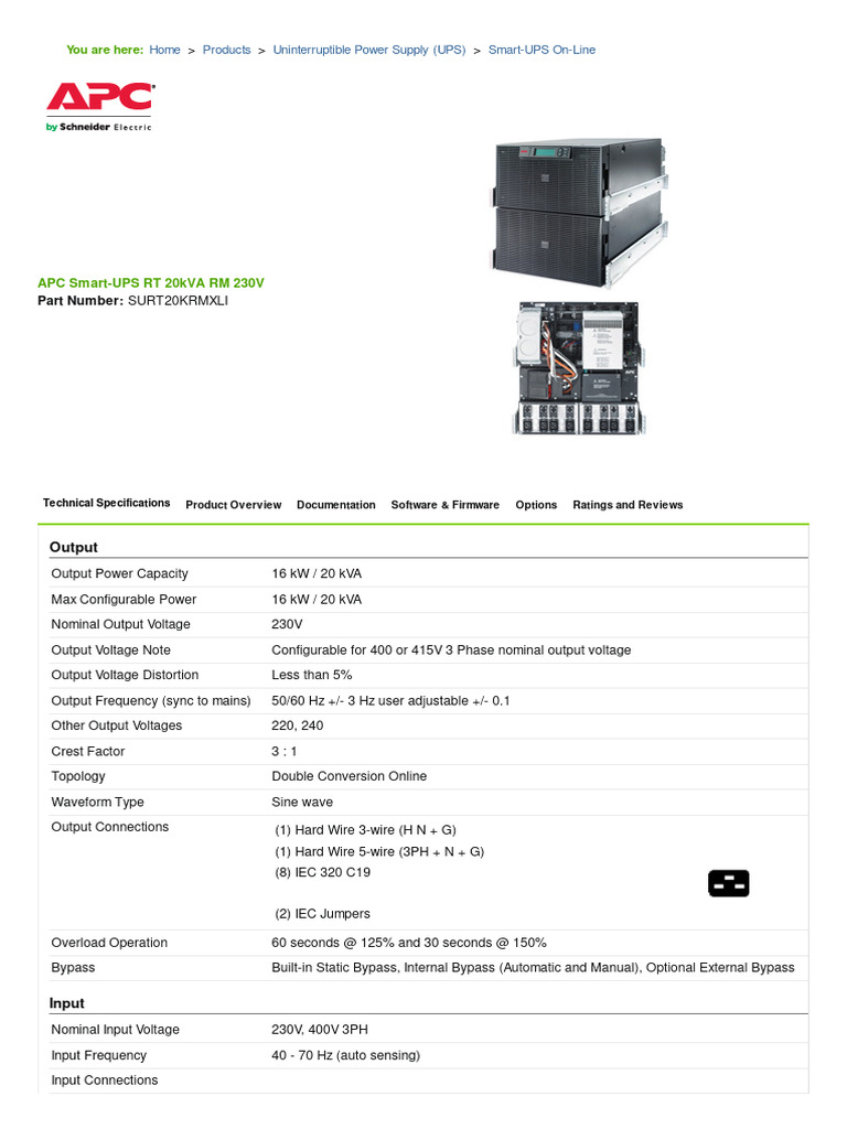 Ups 20kva | PDF | Mains Electricity | Metrology