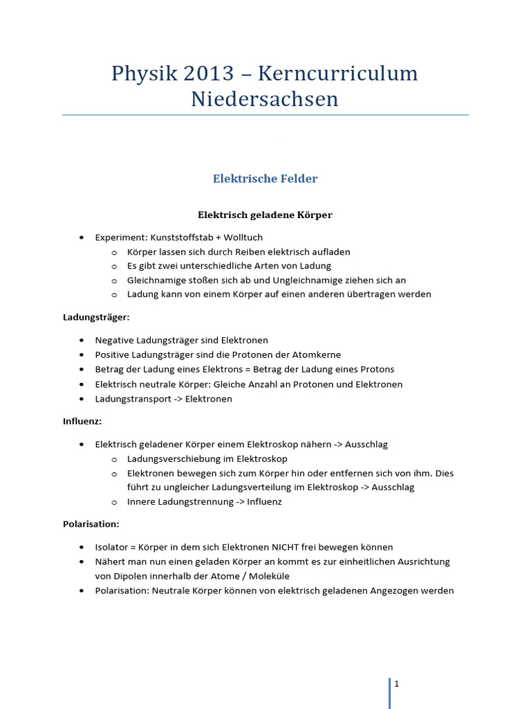 Physik Abitur | PDF