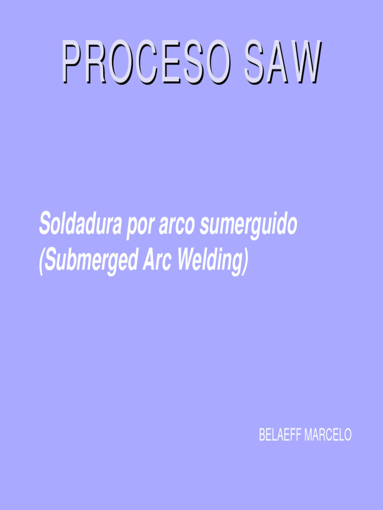 Presentacion SAW M Belaefvariables Del Proceso Sawf | PDF