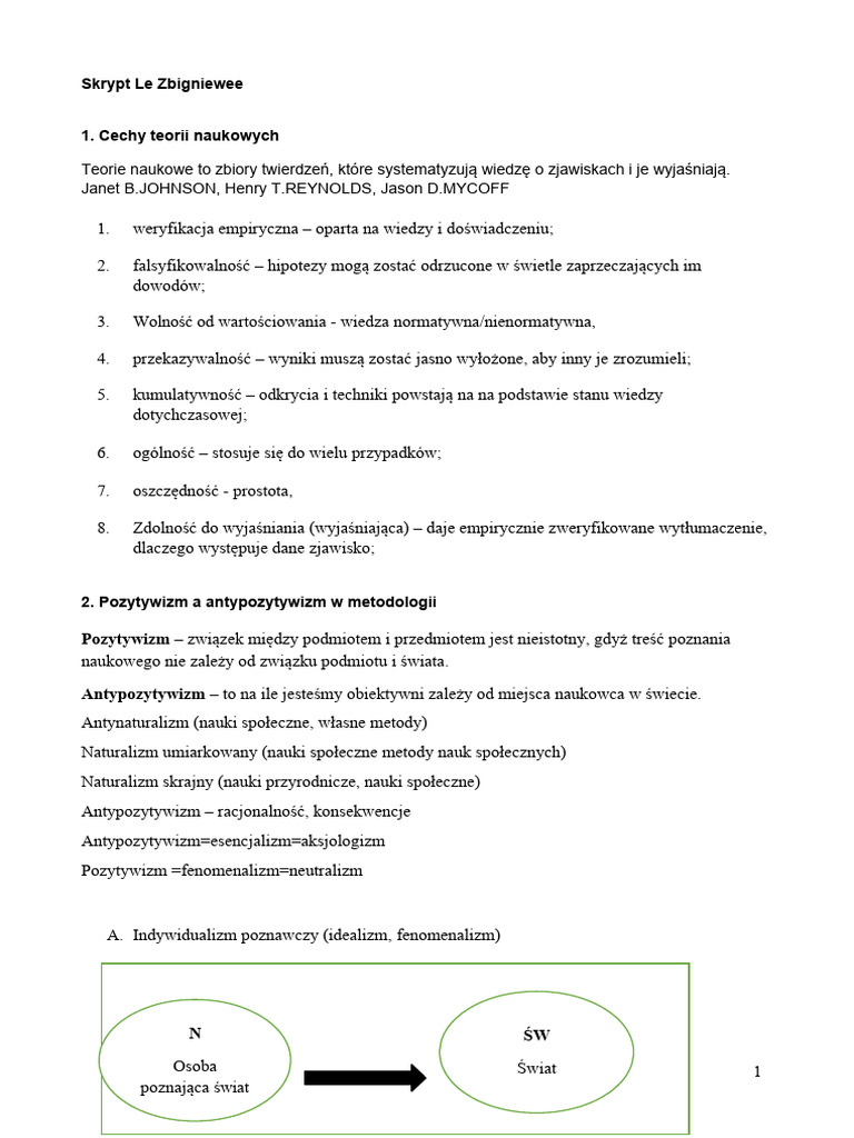 SKRYPT-METODOLOGIA Skonczone-Skonwertowany | PDF