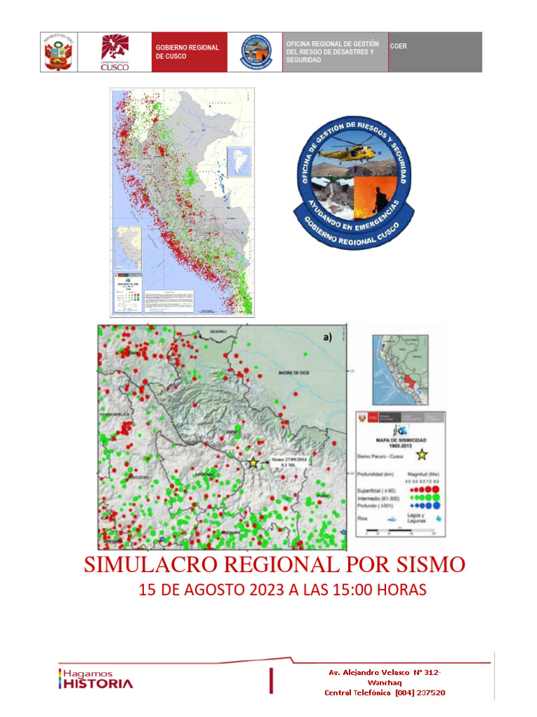 Guion Final Simulacro Agosto | PDF