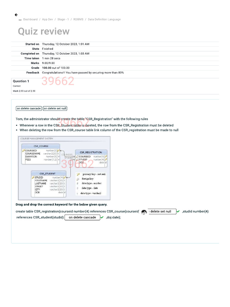 RDBMS DDL Post | PDF