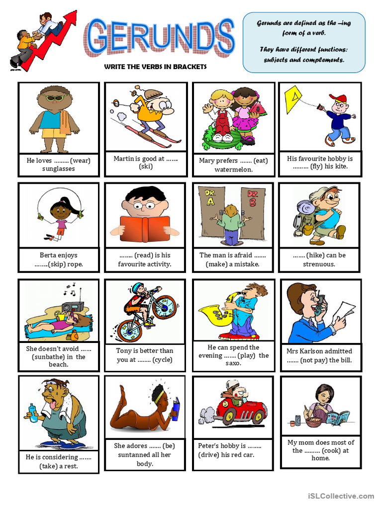 Gerunds and Verb Forms Activities | PDF