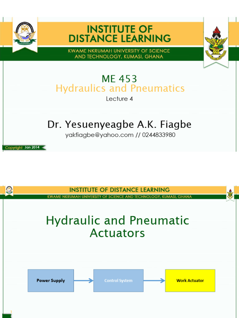 ME453 - 4 IDL - Actuators1 | PDF