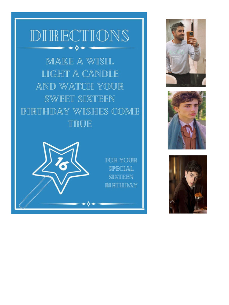 16 Deseos Para Imprimir Pdf