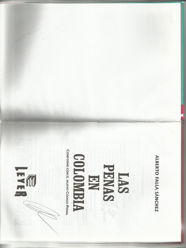 Las Penas en Colombia | PDF