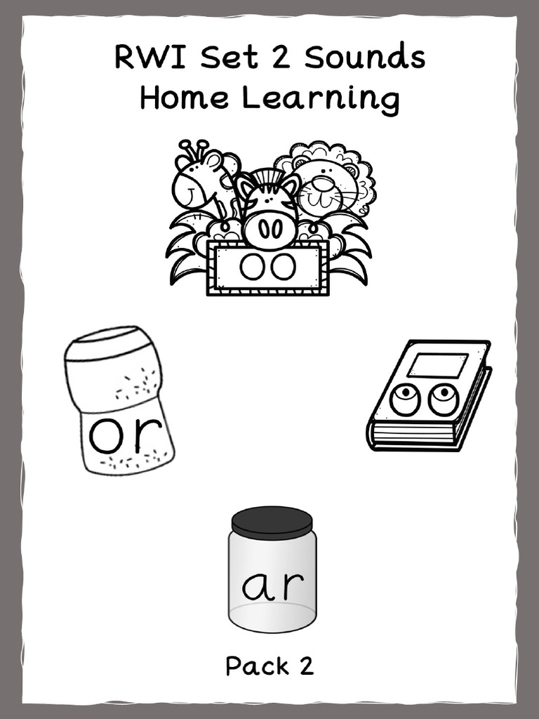 RWI Set 2 Sounds Home Learning Pack 2 2 | PDF