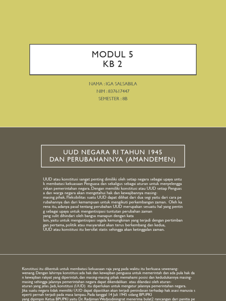 PKN Modul 5 KB 2 | PDF