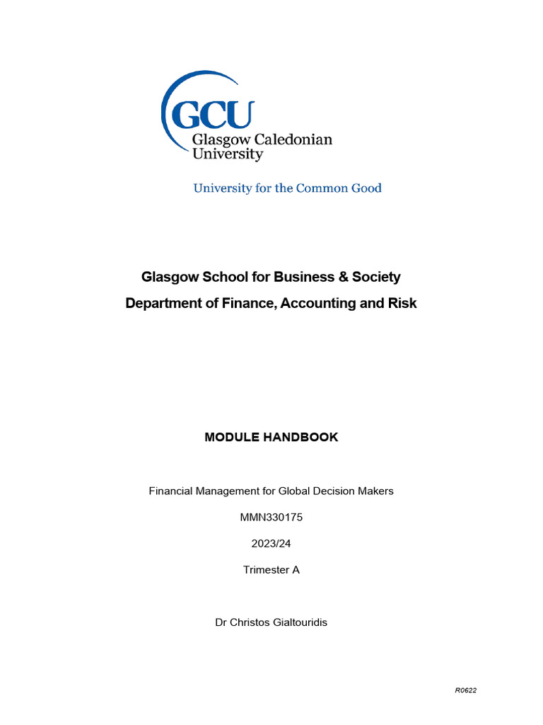 Financial Management Module Guide | PDF | Business