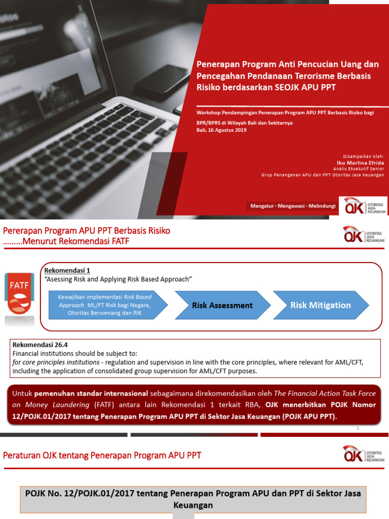 Tayangan SEOJK APU PPT OK | PDF