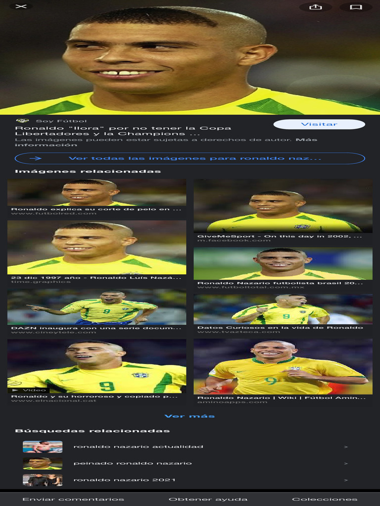 Ronaldo Nazario | PDF | Deportes | Asociación de Futbol