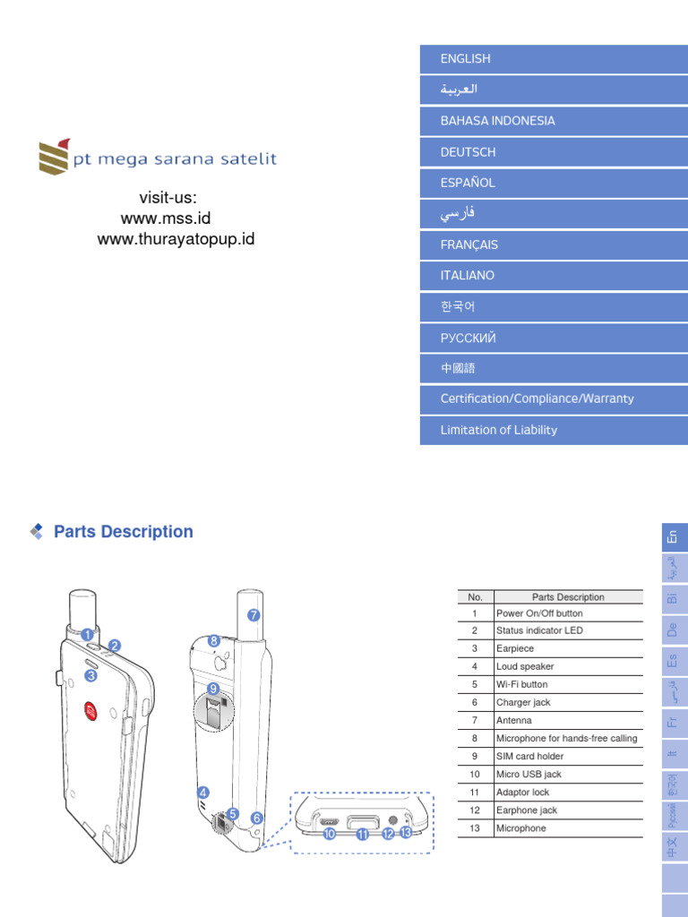 SatSleeveHotspotUserManual PT MSS | PDF
