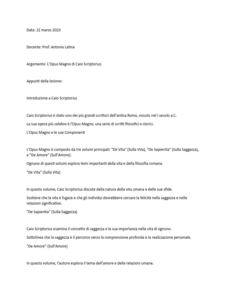 Appunti Di Latino Pdf