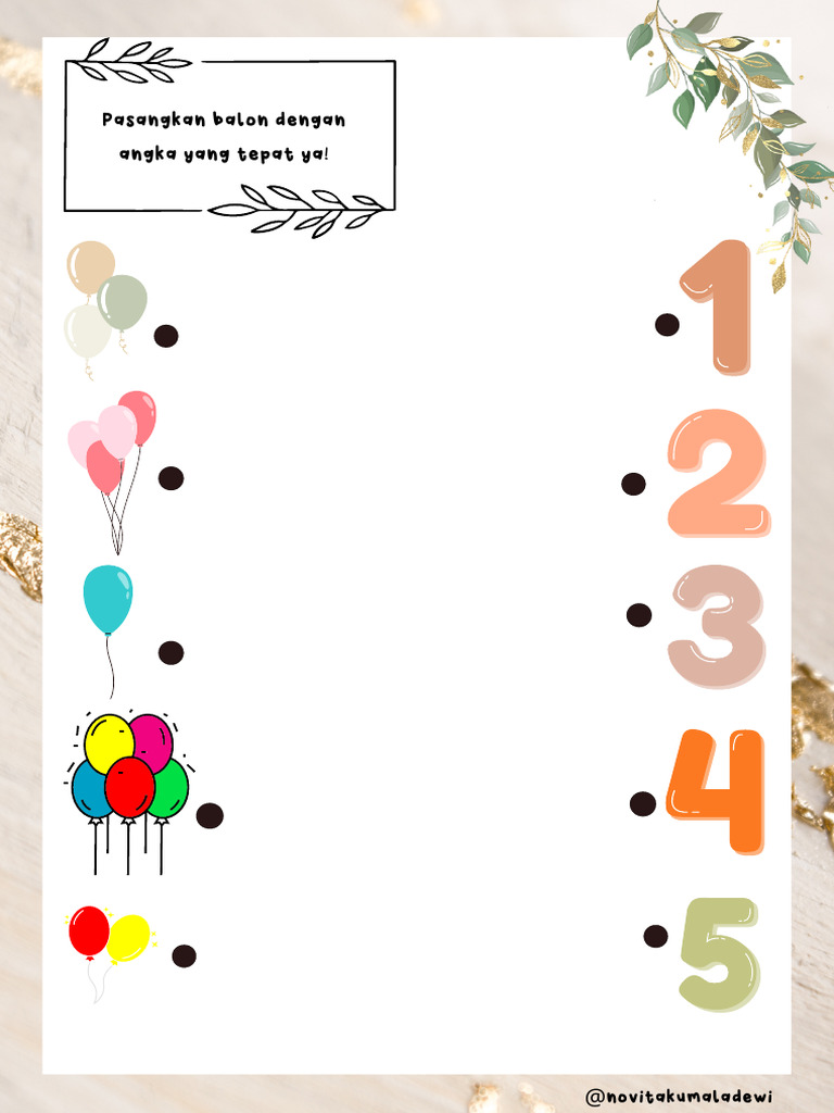 Printable Materi Pembelajaran Paud Benda Sekitar | PDF