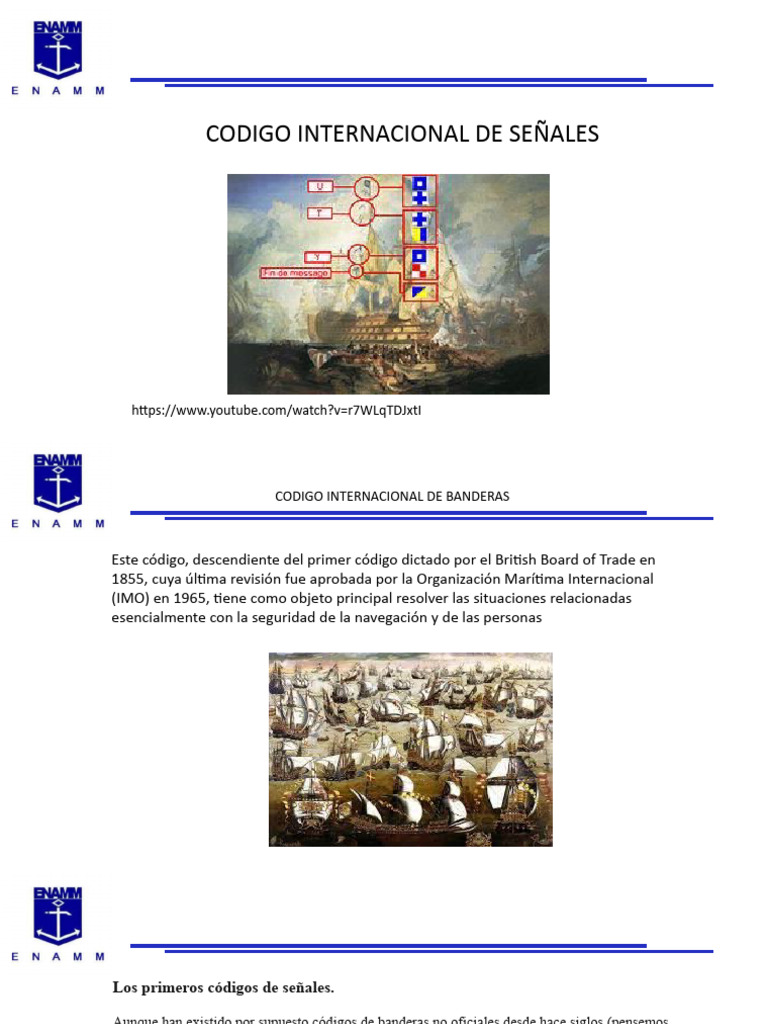Codigo Internacional de Señales | PDF