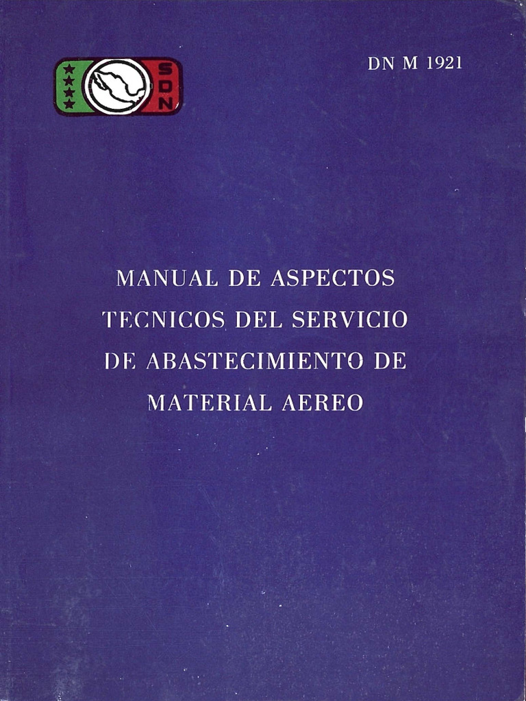 Manual de Aspectos Tecnicos Del Servicio de Abastecimiento de Material Aereo | PDF