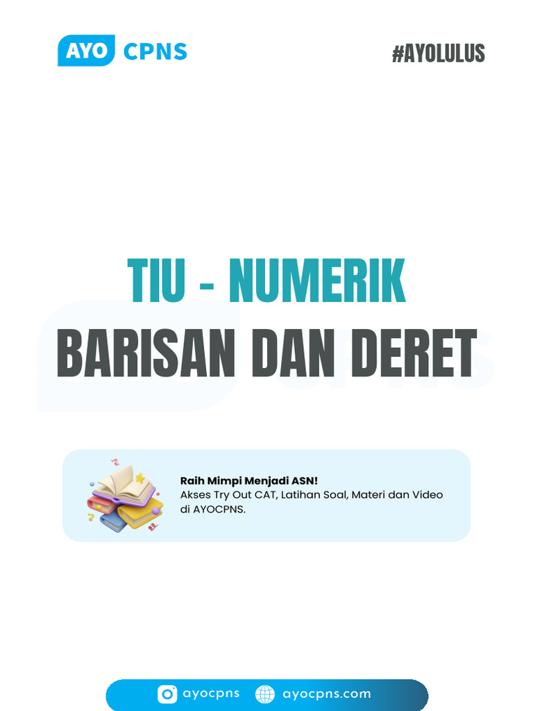 Ayocpns Tiu Numerik Deret | PDF