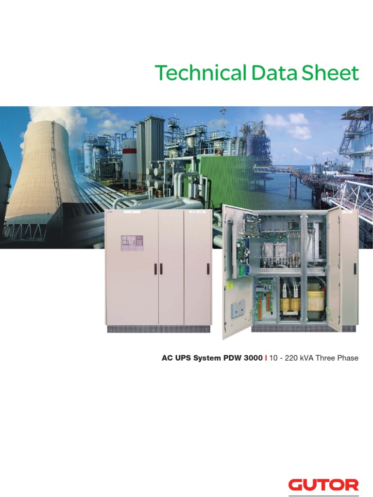 GUTOR PDW Data | PDF | Power Inverter | Rectifier