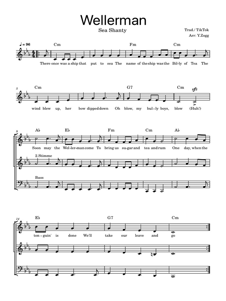Wellerman Sea Shanty Lyrics | PDF | Watercraft | Shipping