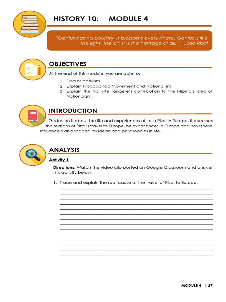 Hist 10 Module 4 | PDF | Philippines