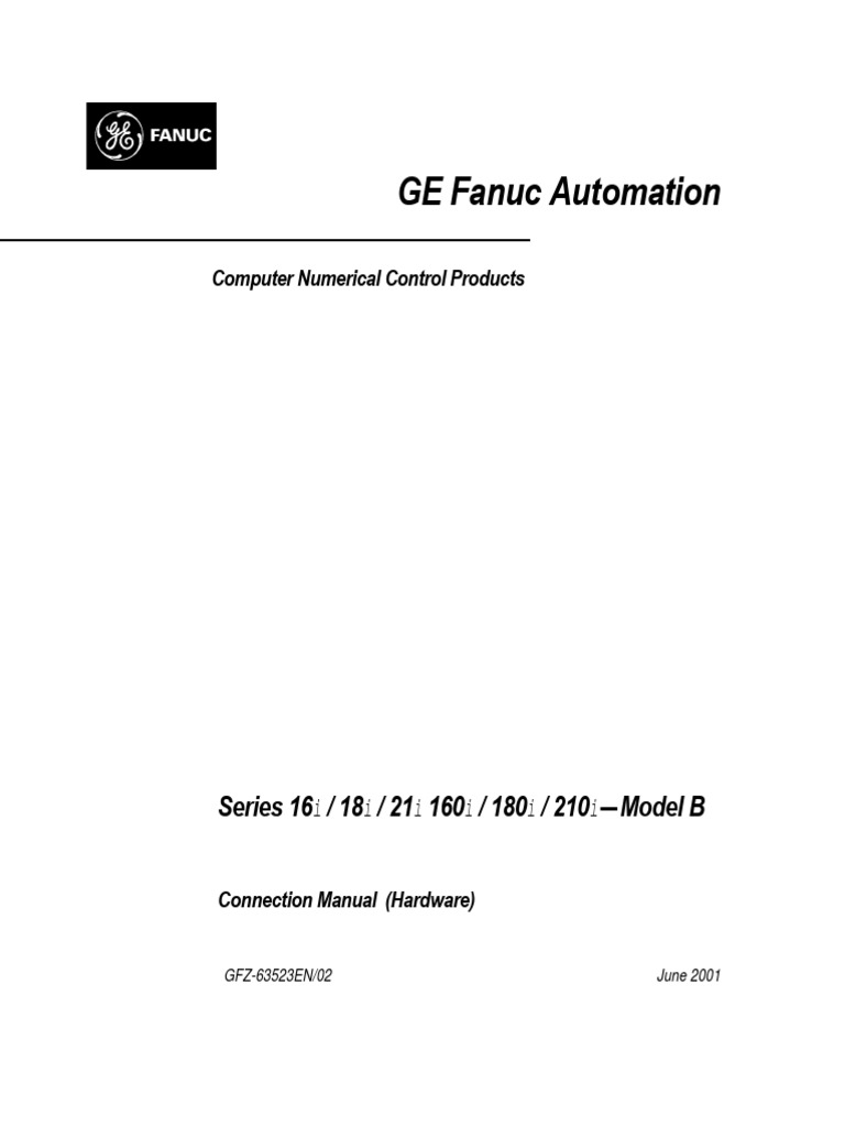GE Fanuc Automation: Series 16 | PDF