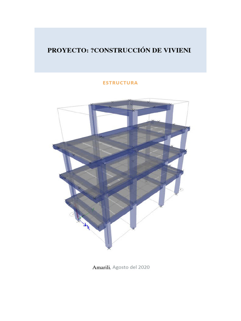 Memoria de Calculo Estructural de Vivienda 3 Pisos | PDF
