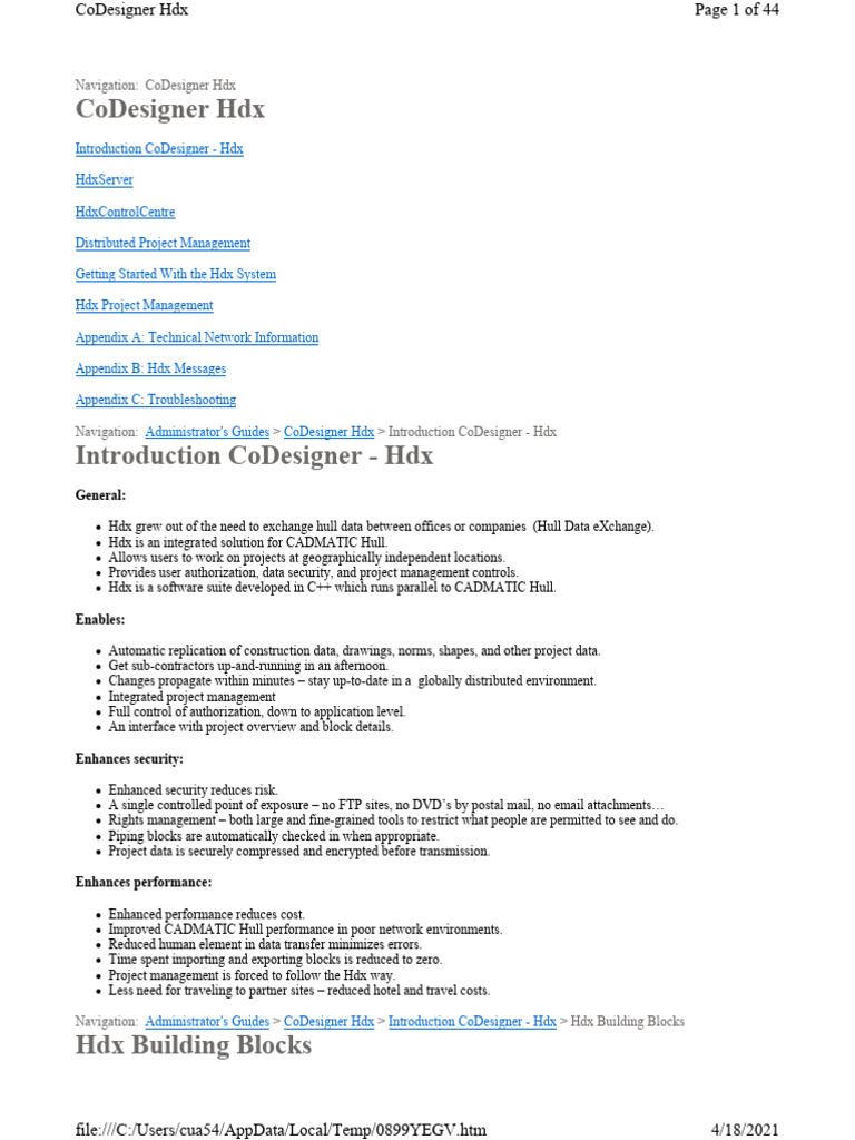 CoDesigner HDX | PDF