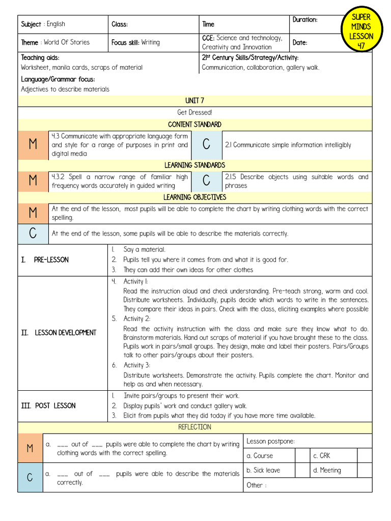 Lesson 47 | PDF | Communication | English Language