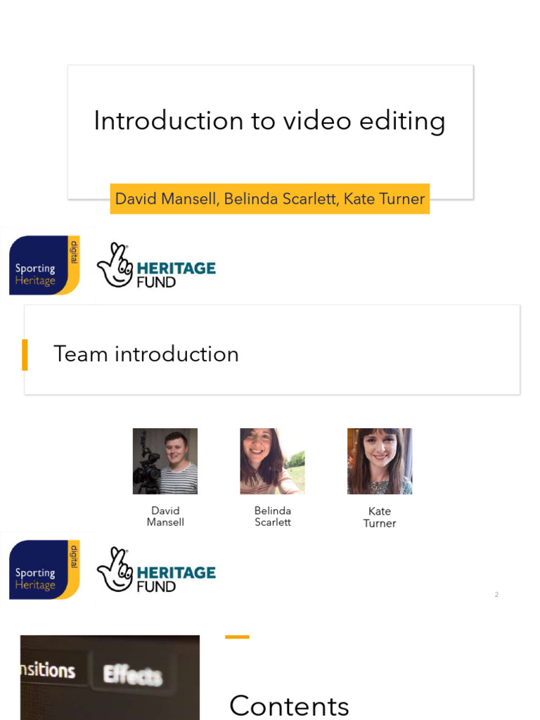 Introduction-to-video-editing-1 | PDF | Video | Display Resolution