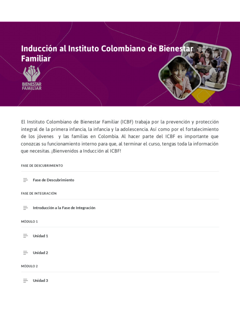Inducción Al ICBF | PDF