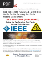 IEEE 1584-2018 Arc Flash | PDF | Electric Arc | Alternating Current