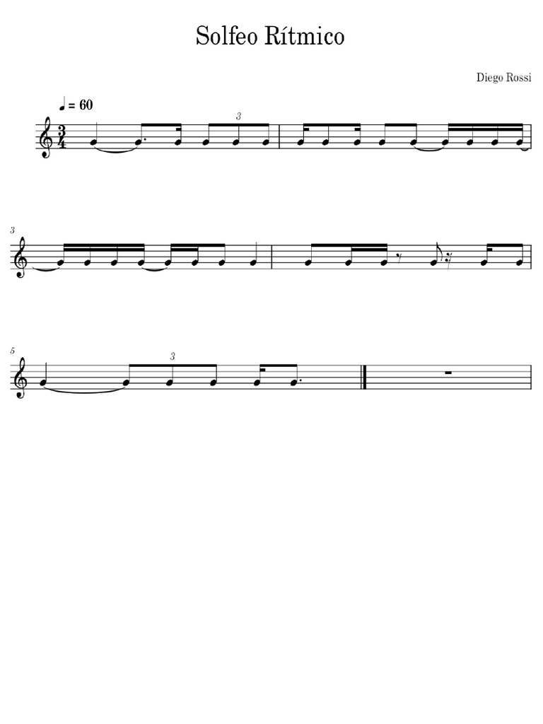 Solfeo Rítmico | PDF