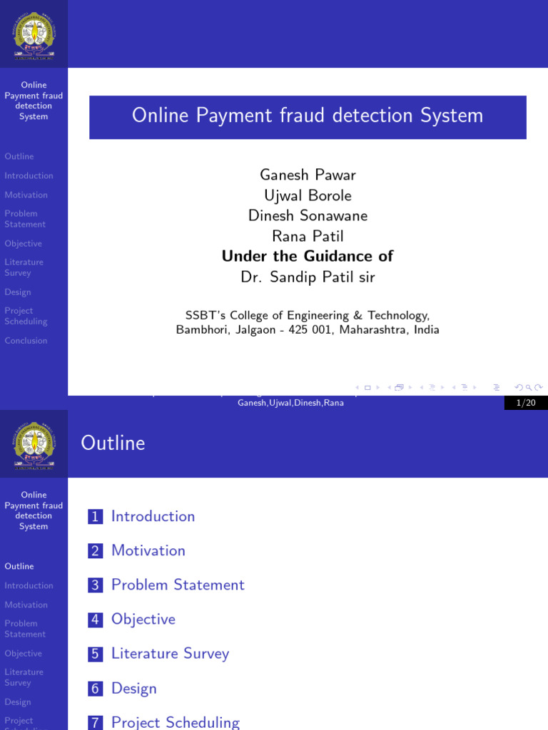 Online Payment Fraud Detection System 2 | PDF