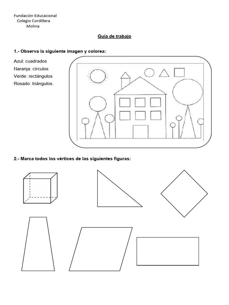 Guía Figuras 2D y 3D | PDF