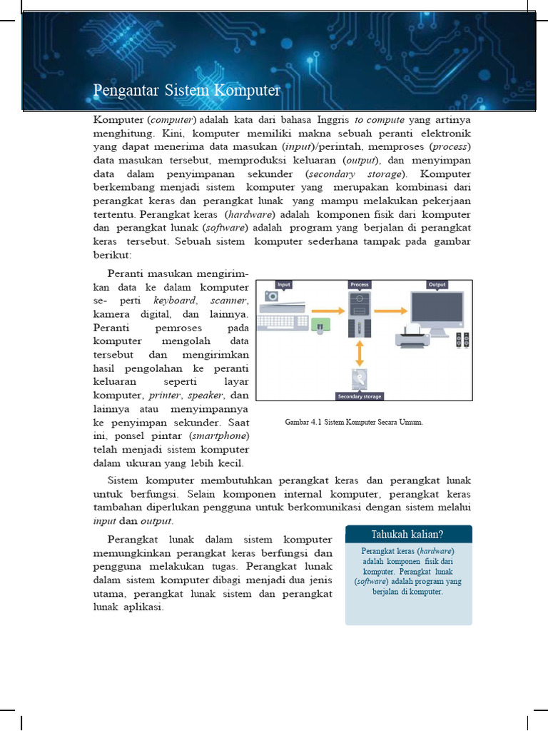 Pert 1-2 Modul TIK Kelas X | PDF | Komputer