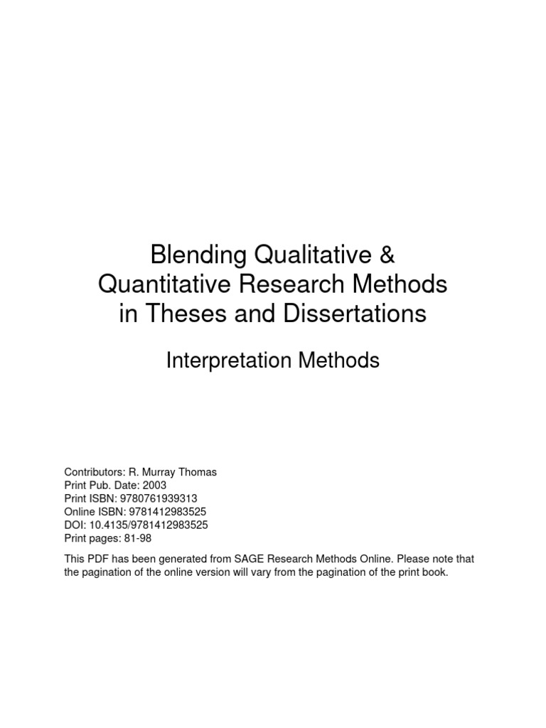 Interpretation Methods | PDF | Causality | Statistics