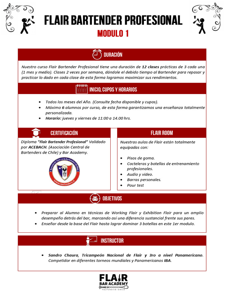 Curso Profesional de Flair Bartending | PDF