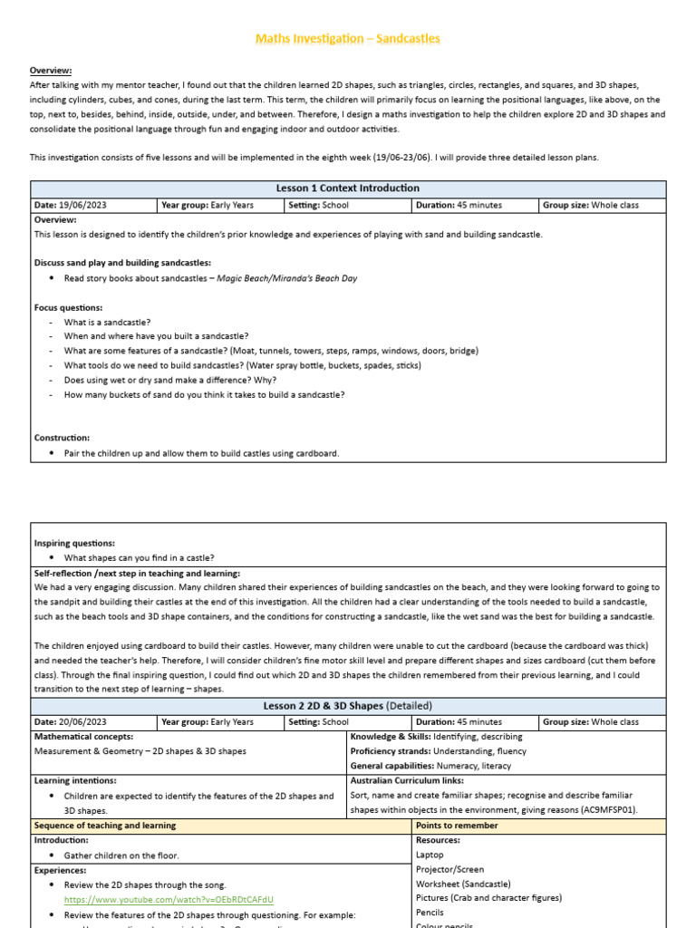 Math Investigation | PDF | Learning | Teachers