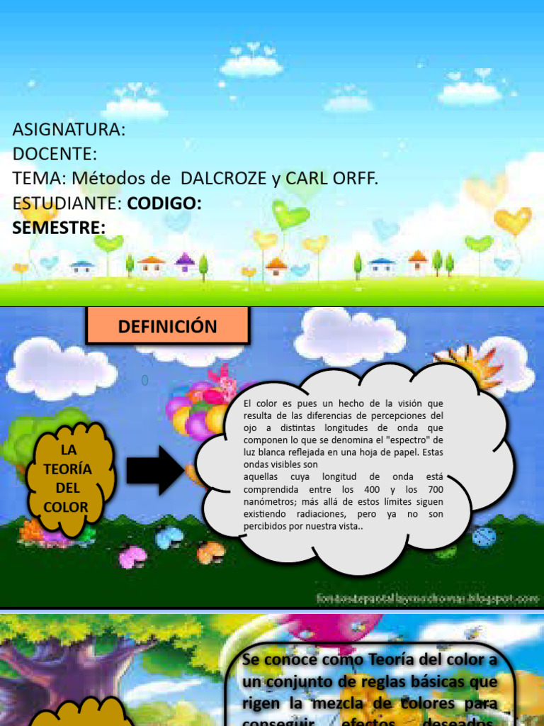 Teoria Del Color. | PDF | Color | Ligero