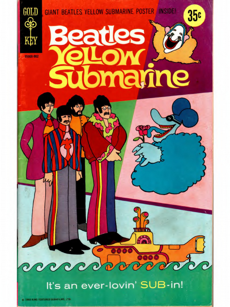 The Beatles Yellow Submarine 1968 Comic Book - Text | PDF