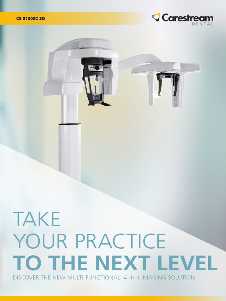 Brosur Carestream-CS-8100SC-3D | PDF | Orthodontics | 3 D Computer Graphics