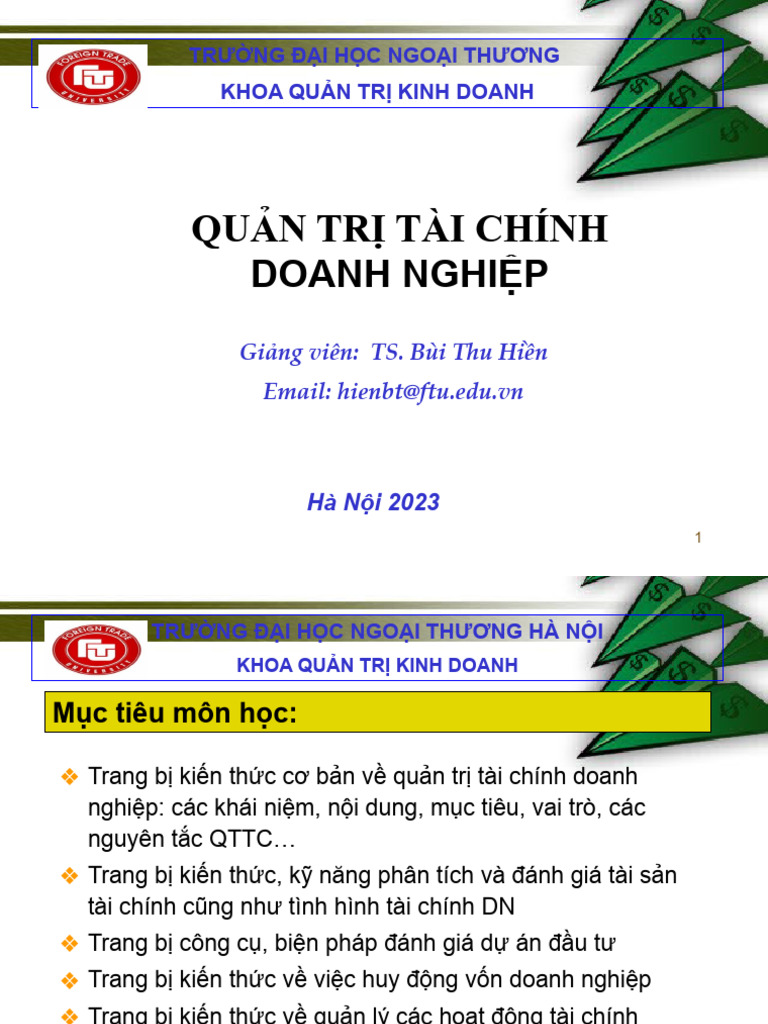Slide Chuong 1 - Tong Quan Ve QTTC DN | PDF