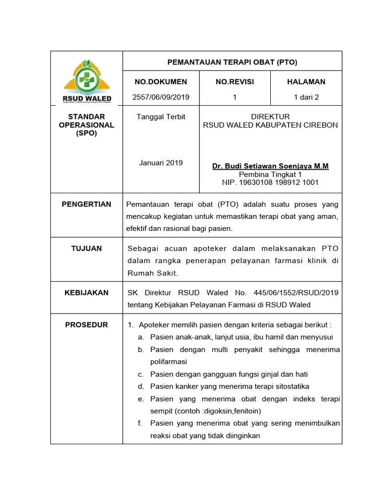 PEMANTAUAN TERAPI OBAT | PDF