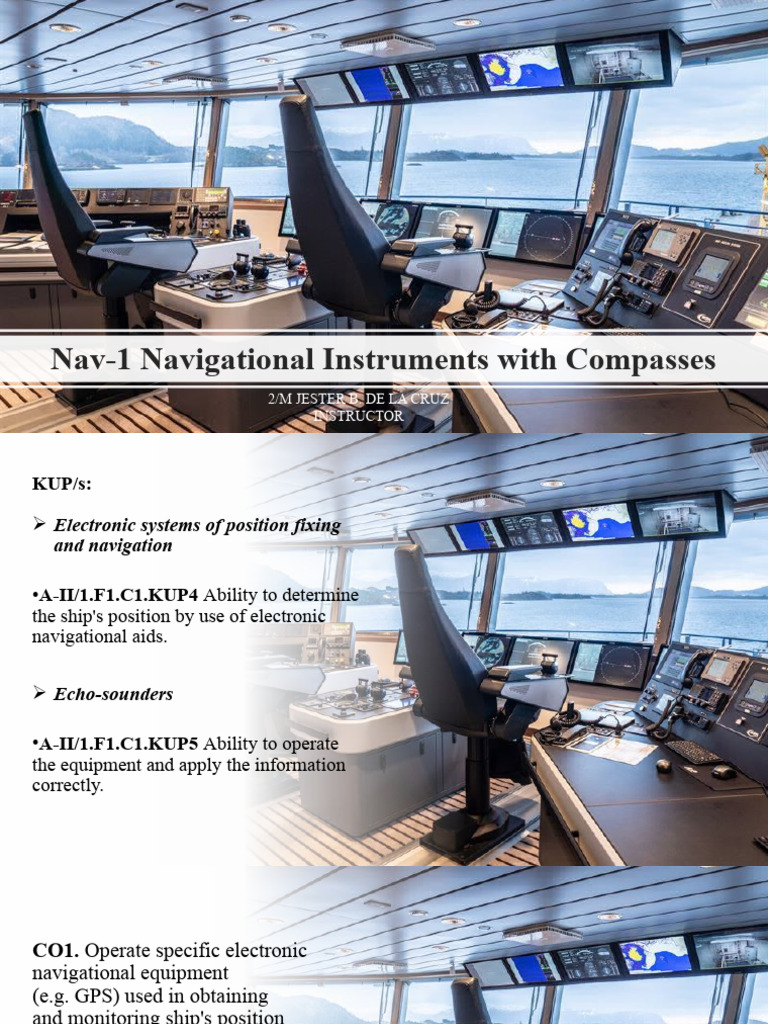 Electronic Navigational Instruments With Compasses | PDF | Technology ...